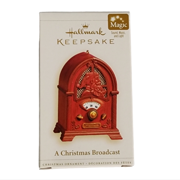 Hallmark | Holiday | Nwt Hallmark Keepsake A Christmas Broadcast Magic ...